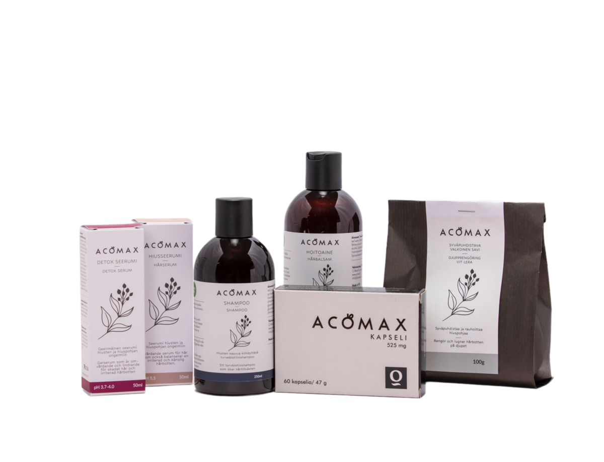 ACOMAX – Hiusten ja hiuspohjan hyvinvointiin